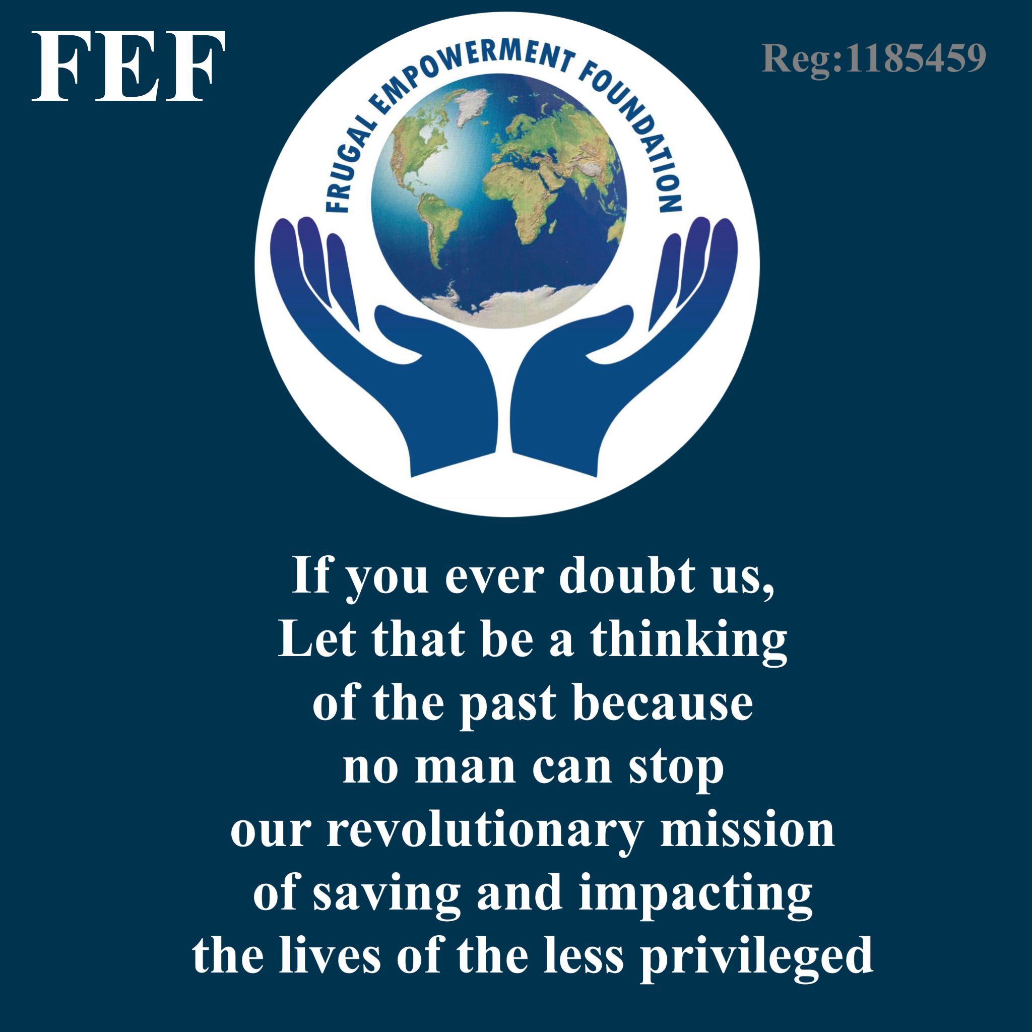 FEF Lives on - Frugal Empowerment Foundation