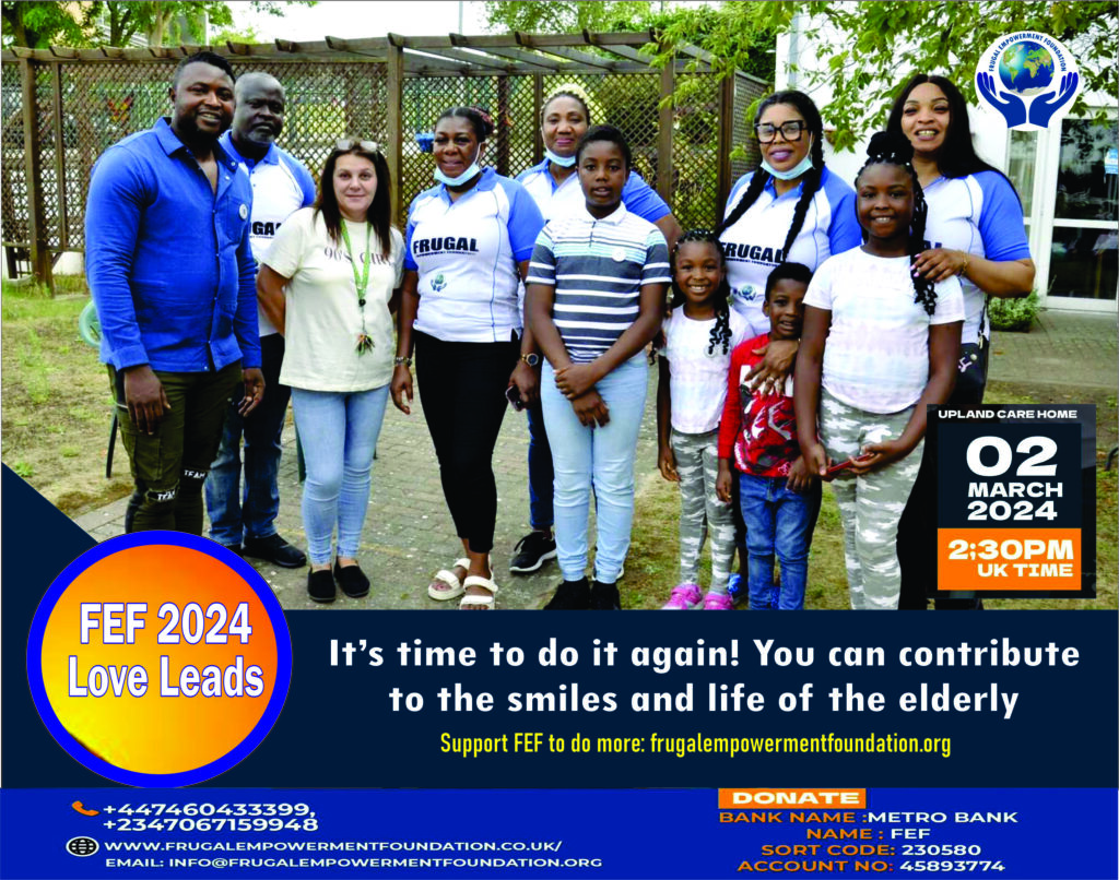 March 2nd Caring Saturday: FEF Calls for Support in Upland Care Home ...